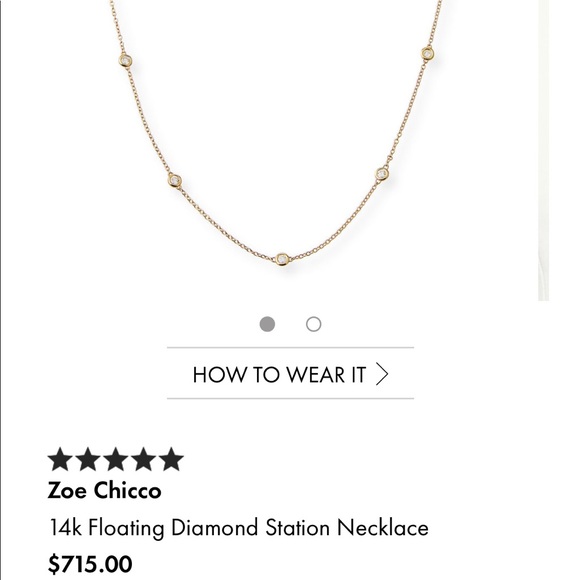 Zoe Chicco | Jewelry | Iso Zoe Chicco Bezel Set Diamond Necklace | Poshmark